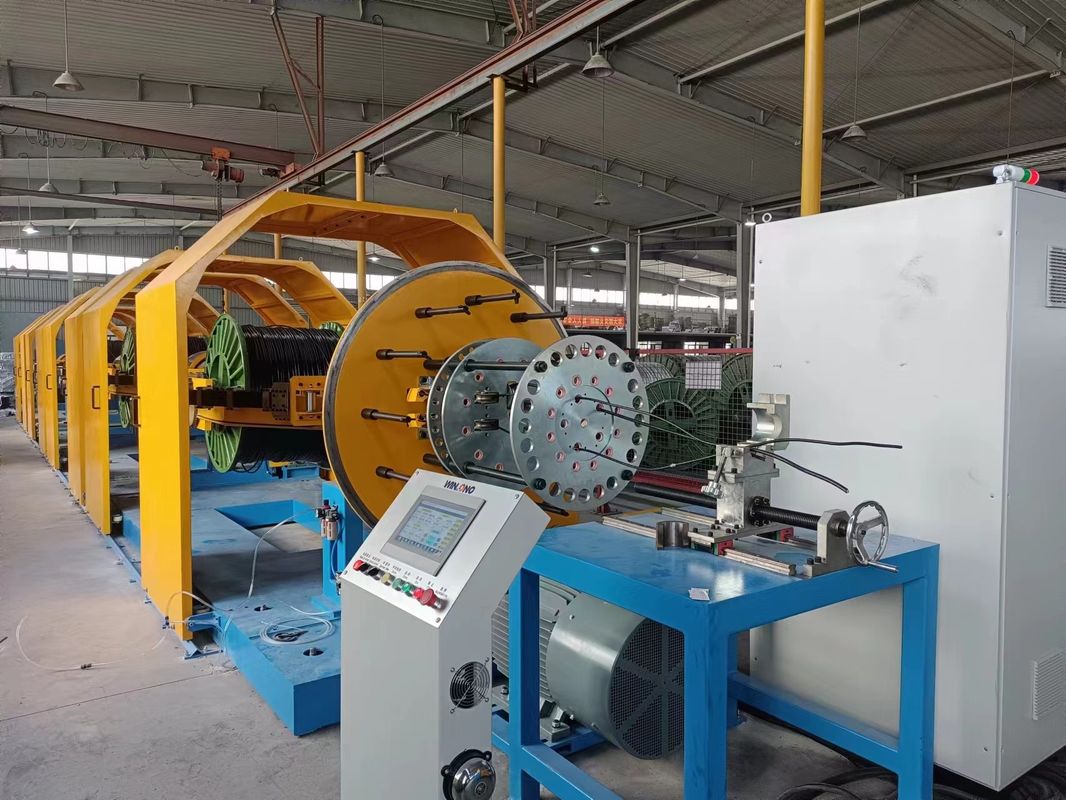 Cantilever Double Twist Stranding Machine For PE PVC Coated Core Wires