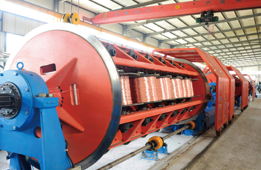 Frame Rigid Strander Machine Stranding Pitch 50-500mm And Automatic ...