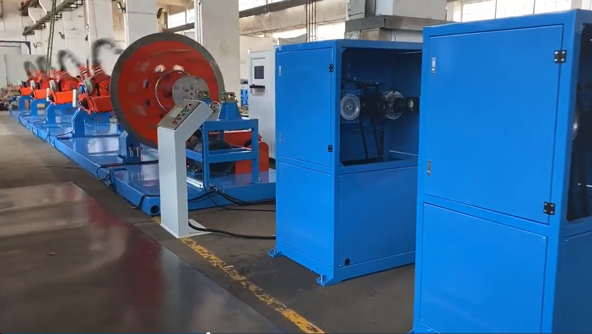 Copper 12600 1+4 Wire Twister Machine Double Bow Type For Conductor