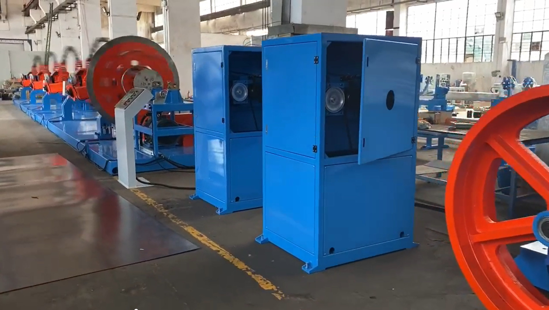 2000Kg Skip Stranding Machine 200R/Min Rotation Speed Core Laying Machine